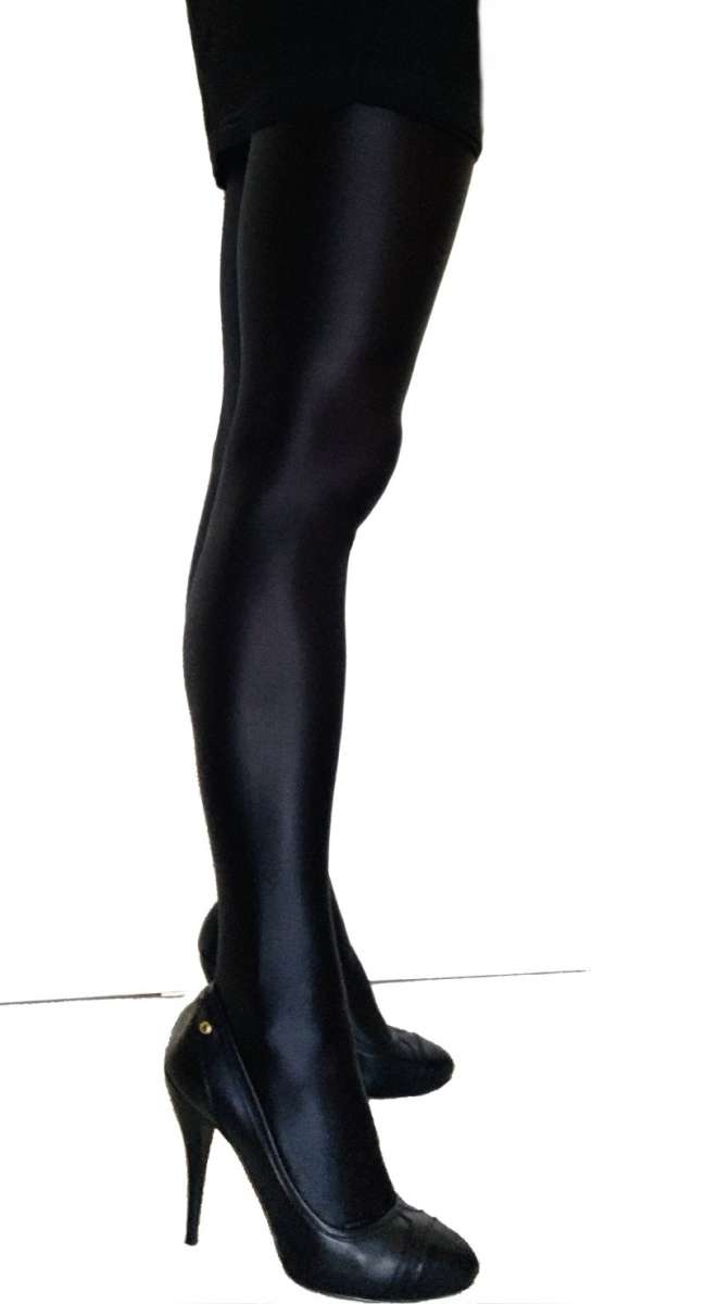 Gatta Black Brillant - Mocno błyszczące rajstopy